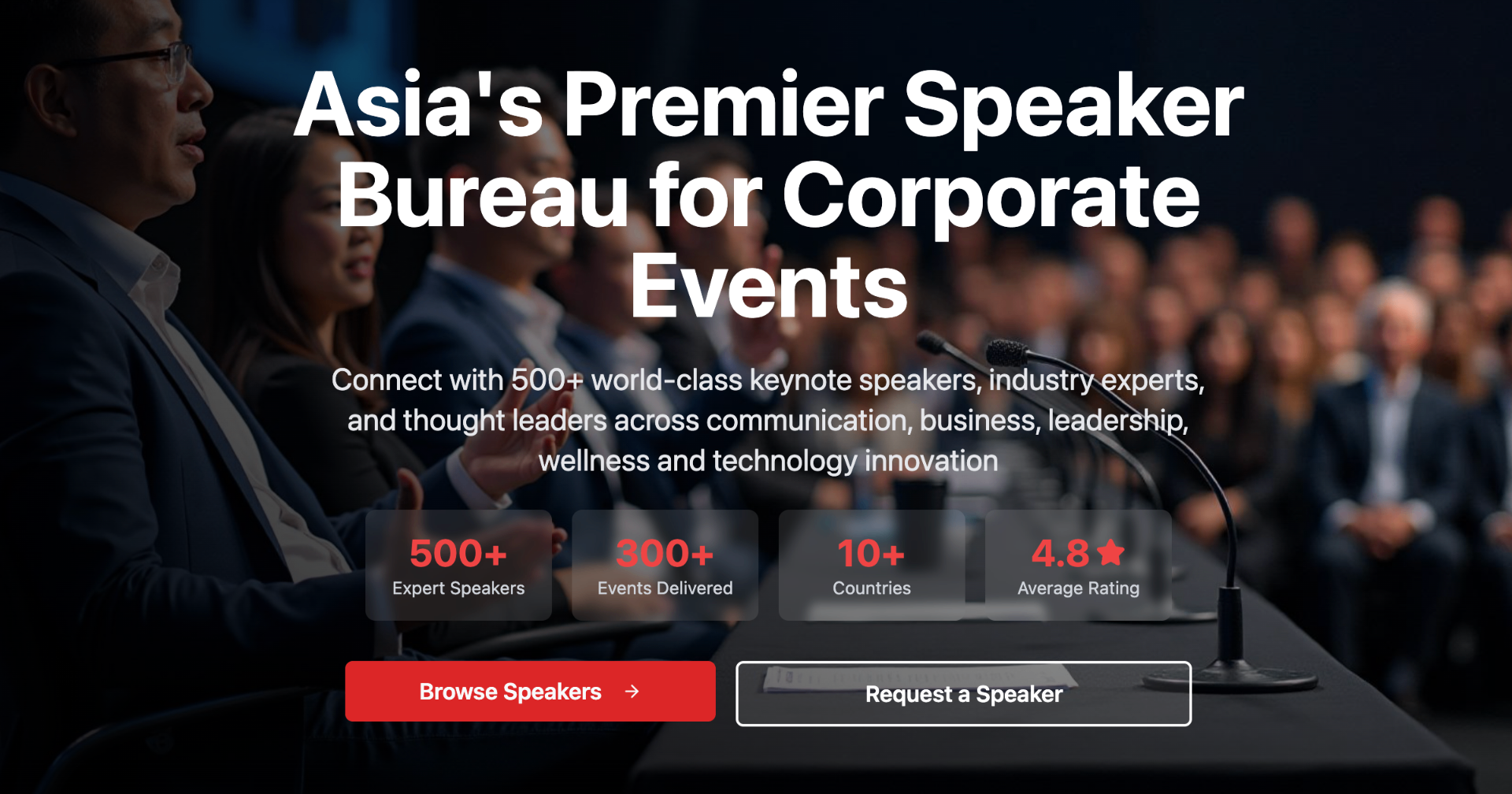 Hire a Keynote Speaker for Corporate Events | Experts in Asia